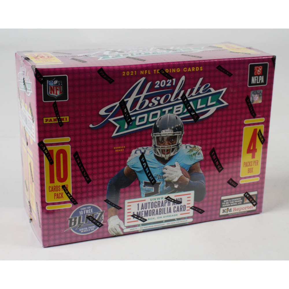 2021 Panini Absolute Football Mega Box with (4) Packs | Pristine Auction