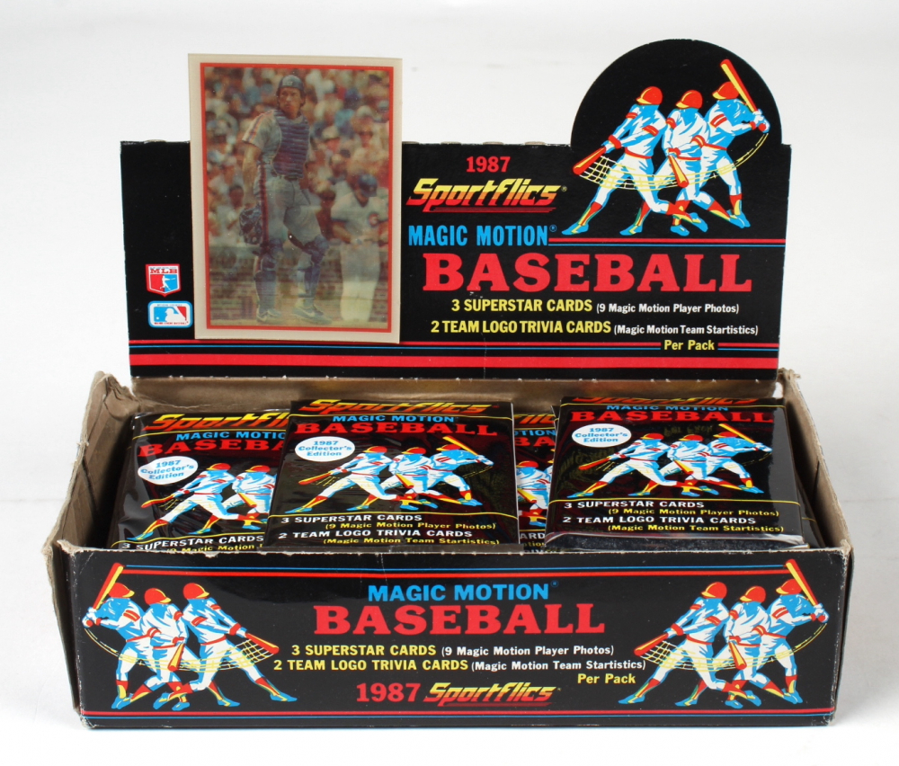 1987 Sportflics Magic Motion Baseball Box with (36) Packs | Pristine ...