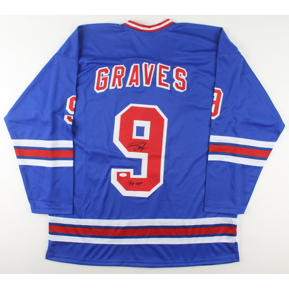 Adam Graves Signed Jersey Inscribed "94 Cup" (JSA) | Pristine Auction