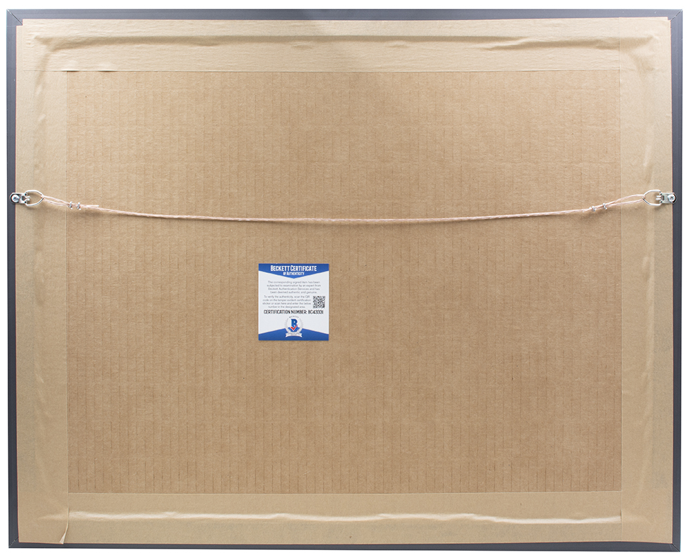 Greg Horn Signed "Deadpool vs. Wolverine" Custom Framed Lithograph ...