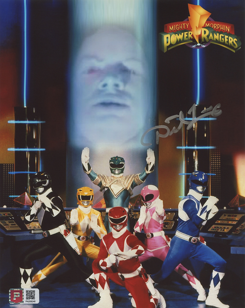 David Fielding Signed "Mighty Morphin Power Rangers" 8x10 Photo ...