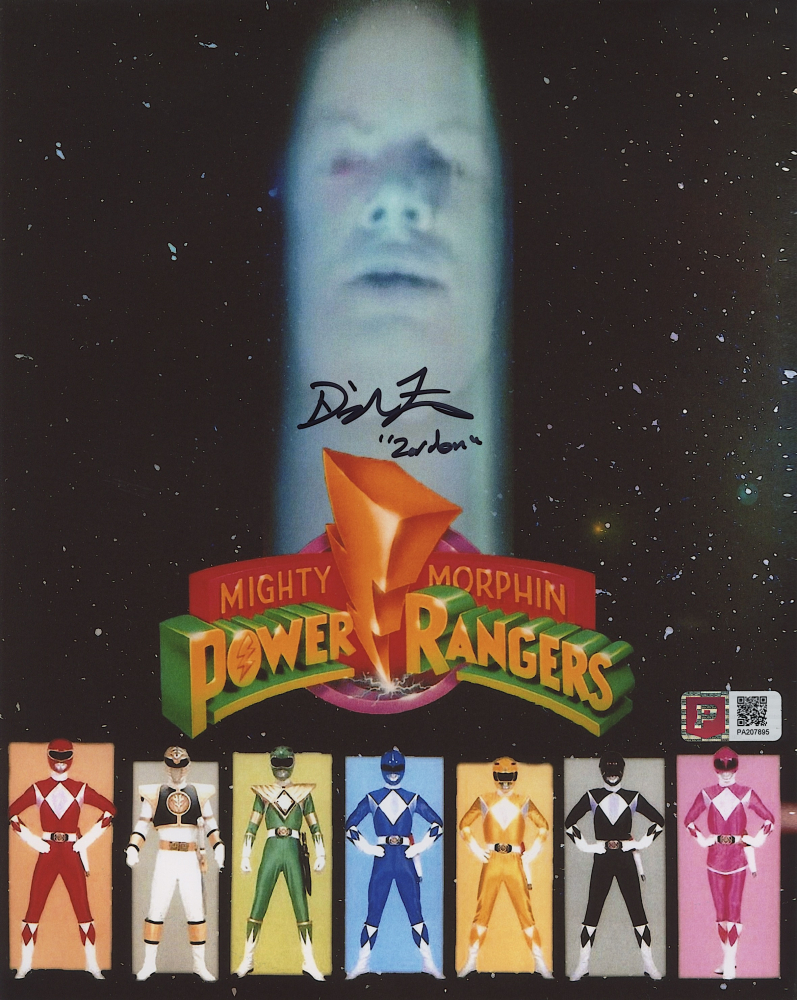 David Fielding Signed "Mighty Morphin Power Rangers" 8x10 Photo ...