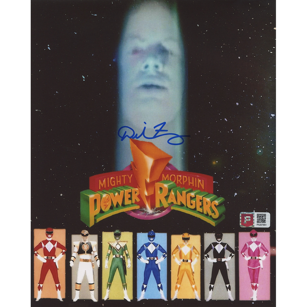 David Fielding Signed "Mighty Morphin Power Rangers" 8x10 Photo (PA ...