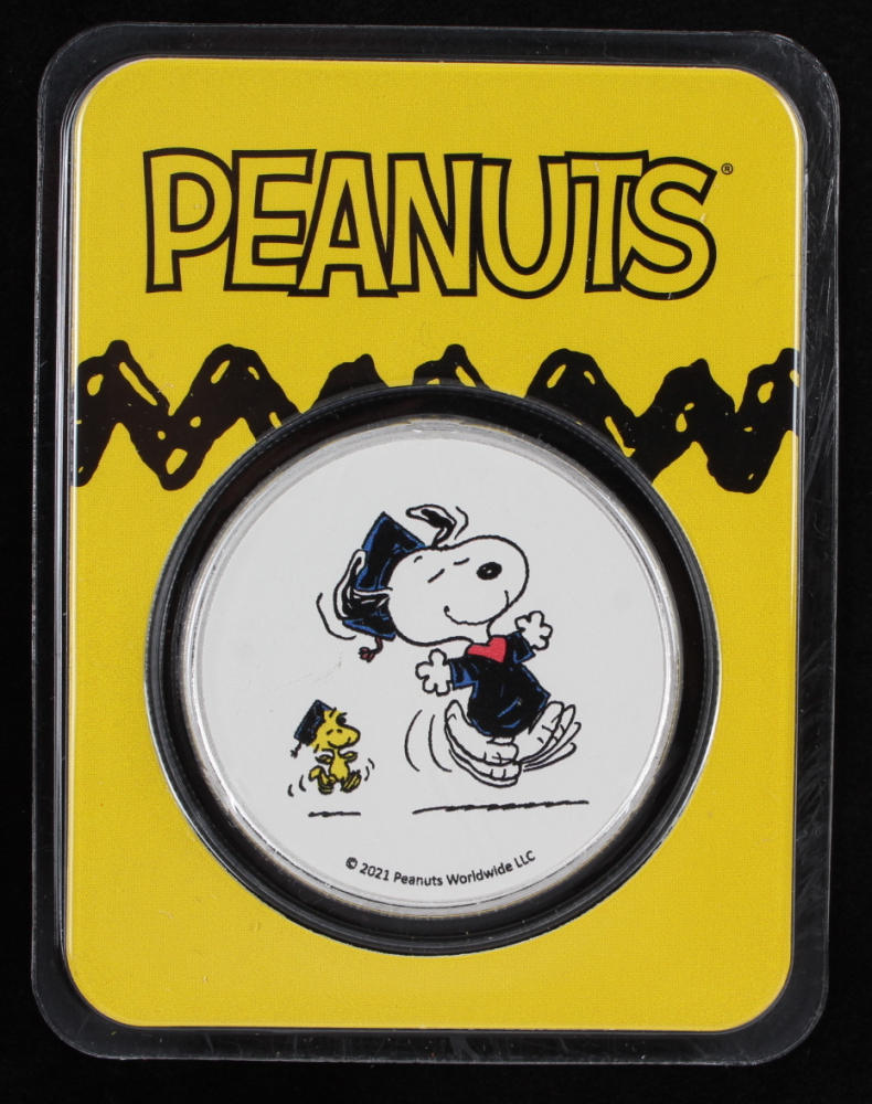 1 oz .999 2021 Peanuts Silver Coin with TEP Original Packaging ...