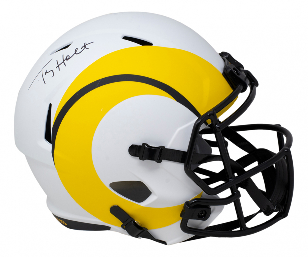 Torry Holt Signed Rams Full Size Lunar Eclipse Alternate Speed Helmet ...