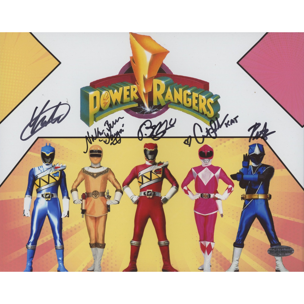 "Power Rangers" 8x10 Photo Cast-Signed by (5) with Yoshi Sudarso, Nakia ...