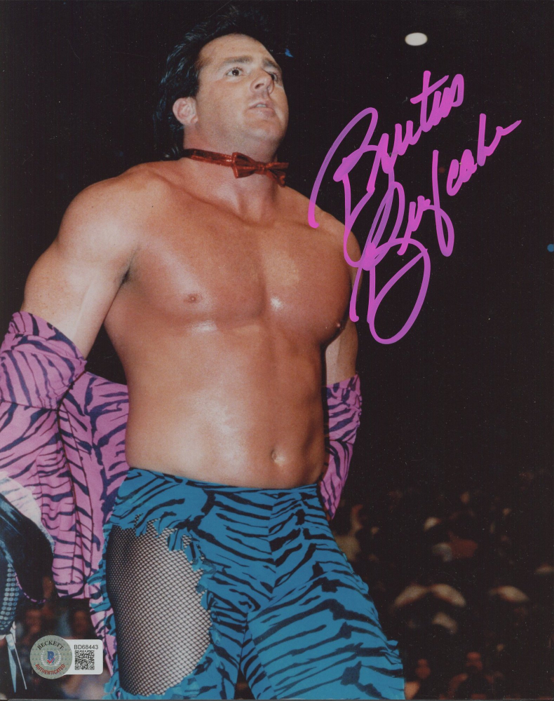 Brutus Beefcake Signed WWF 8x10 Photo (Beckett) | Pristine Auction