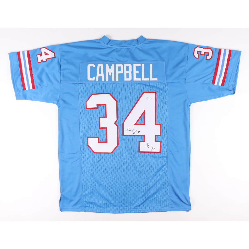 Earl Campbell Signed Jersey Inscribed "HOF 91" (PSA) | Pristine Auction