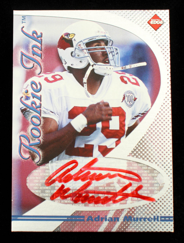 Adrian Murrell 1998 Collector's Edge First Place Rookie Ink Red #26 #38 ...