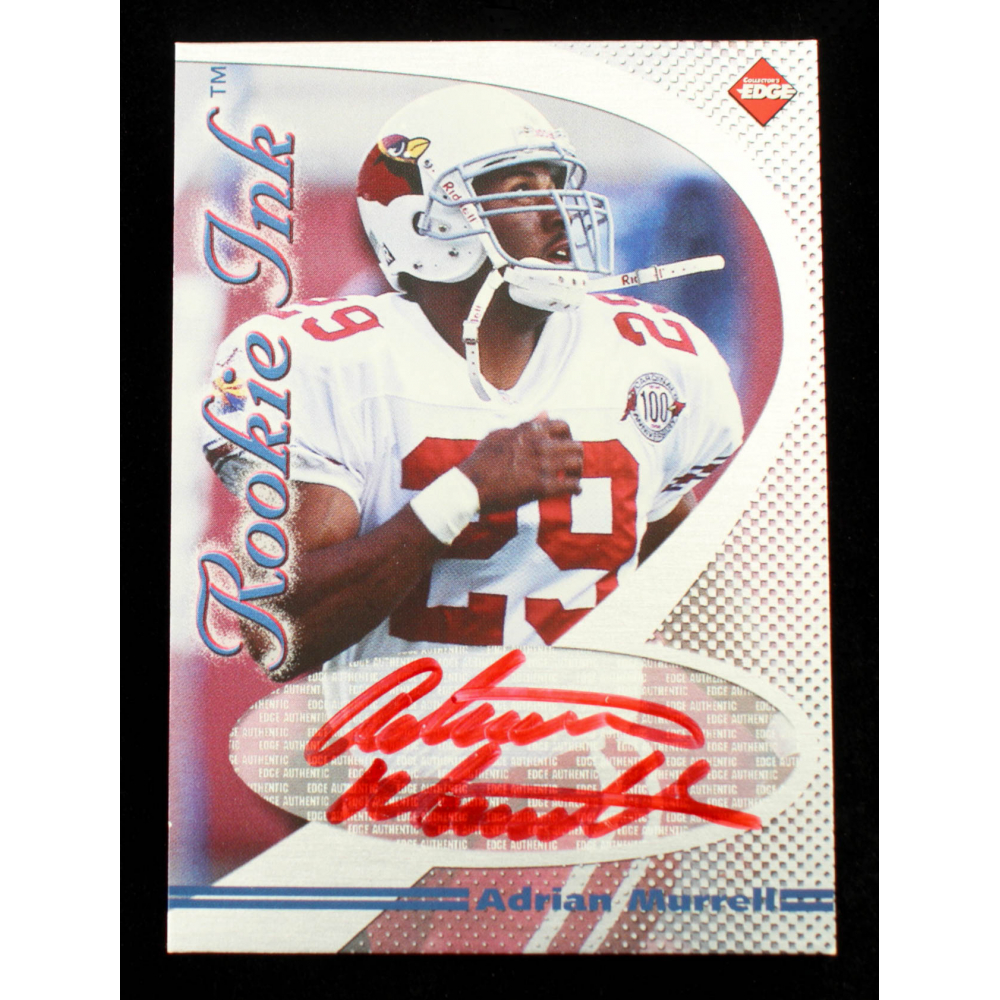 Adrian Murrell 1998 Collector's Edge First Place Rookie Ink Red #26 #38 ...