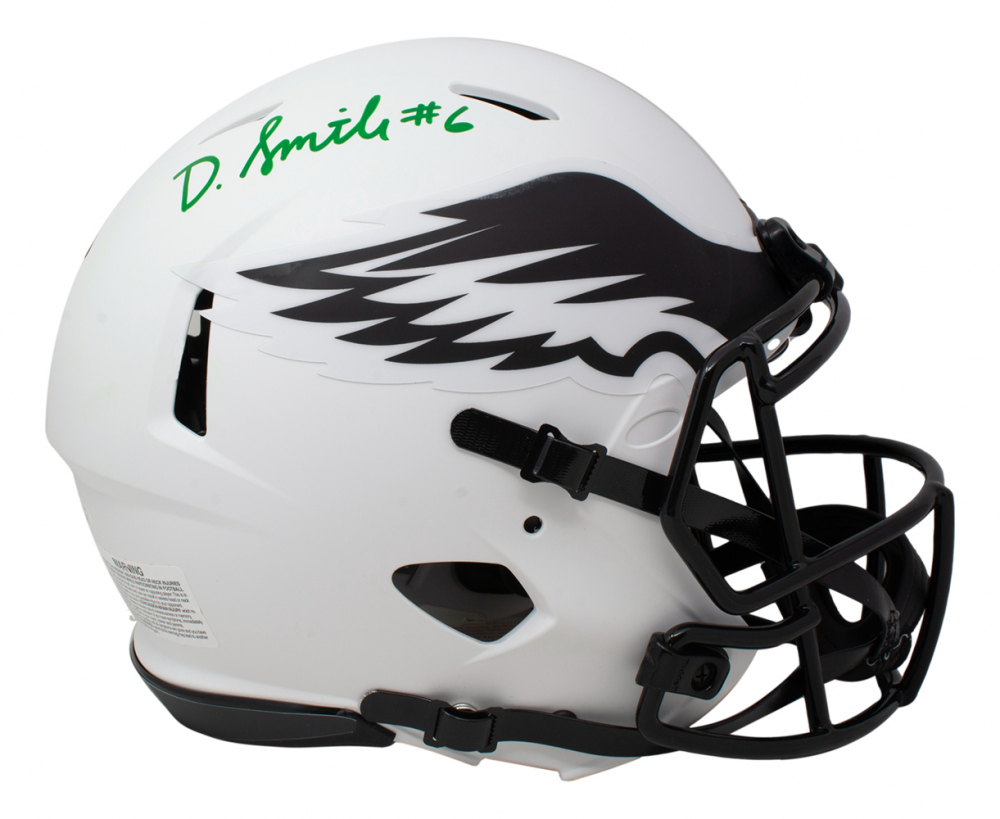 DeVonta Smith Signed Eagles Full-Size Authentic On-Field Lunar Eclipse ...