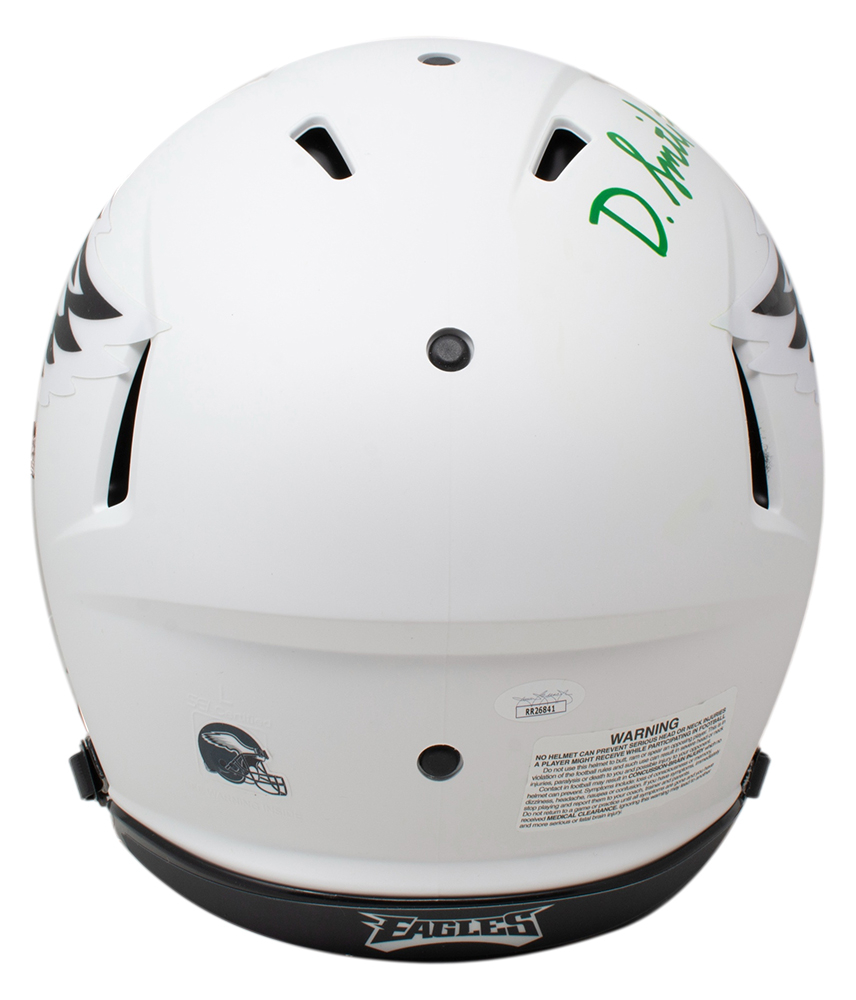 DeVonta Smith Signed Eagles Full-Size Authentic On-Field Lunar Eclipse ...