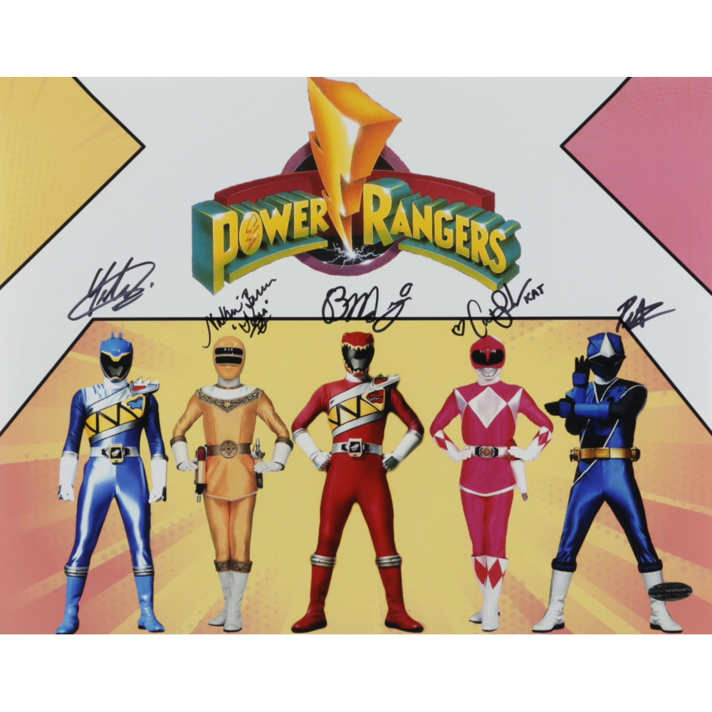 "Power Rangers" 11x14 Photo Cast-Signed by (5) with Yoshi Sudarso ...