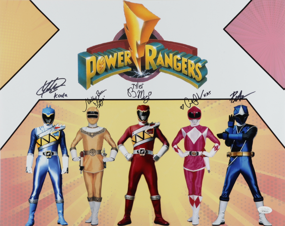 "Power Rangers" 16x20 Photo Cast-Signed by (5) with Yoshi Sudarso ...