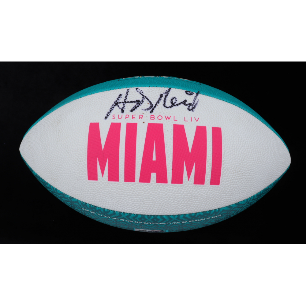 Andy Reid Signed SBLIV Logo Football (Beckett) | Pristine Auction