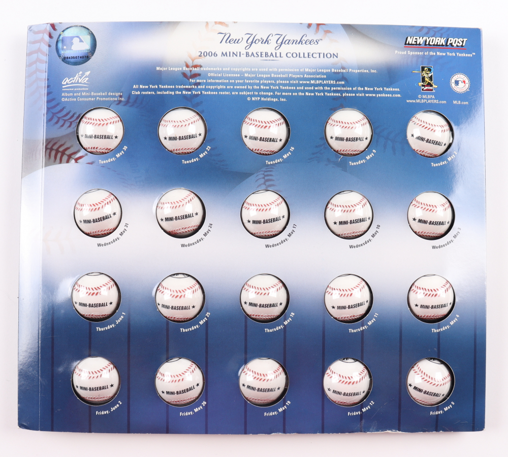 2006 Yankees Mini-Baseball Collection Set | Pristine Auction