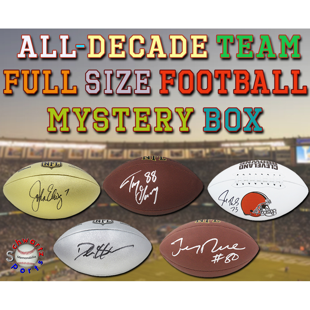 Schwartz Sports Football All-Decade Team Signed Full Size Football ...