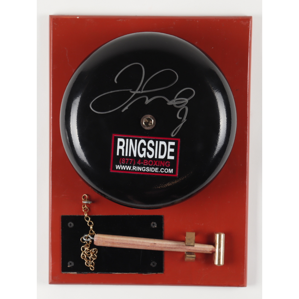 Floyd Mayweather Jr. Signed Authentic Full-Size Ringside Boxing Bell ...