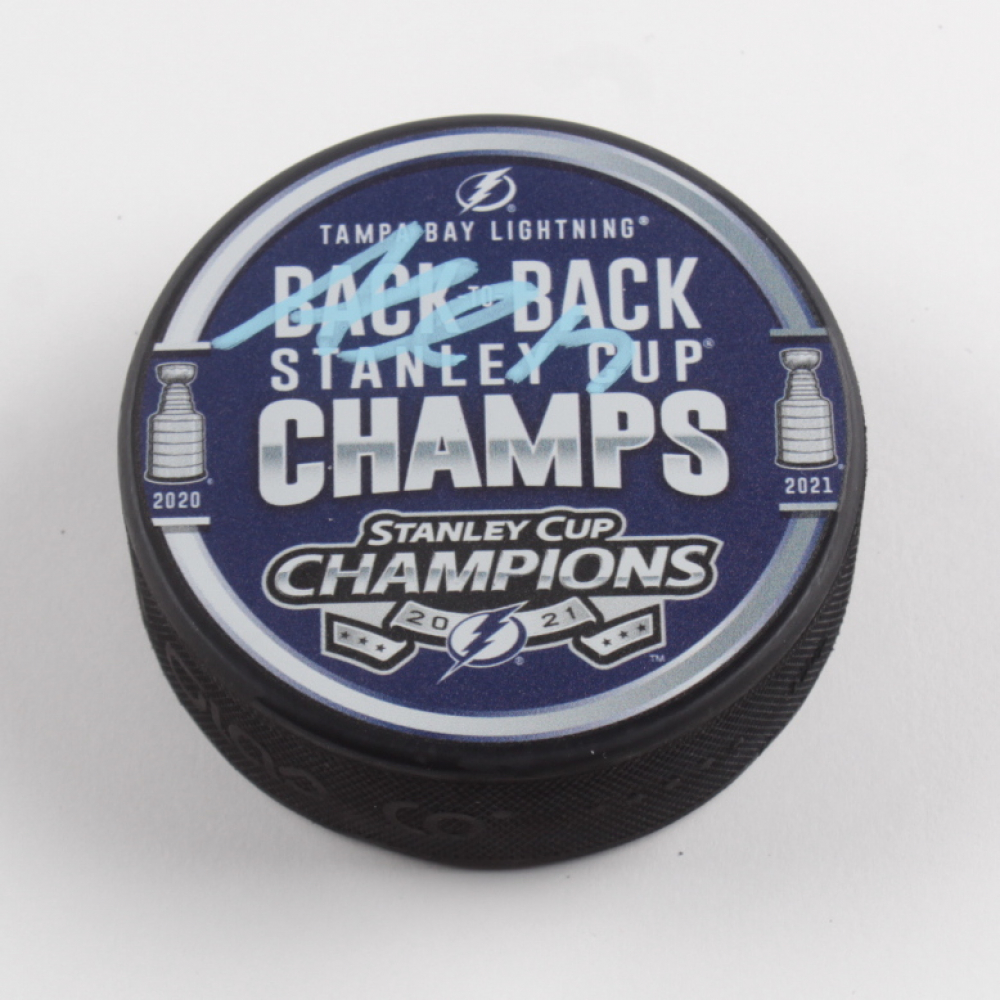 Alex Killorn Signed 2020-21 Back to Back Stanley Cup Champions Logo ...