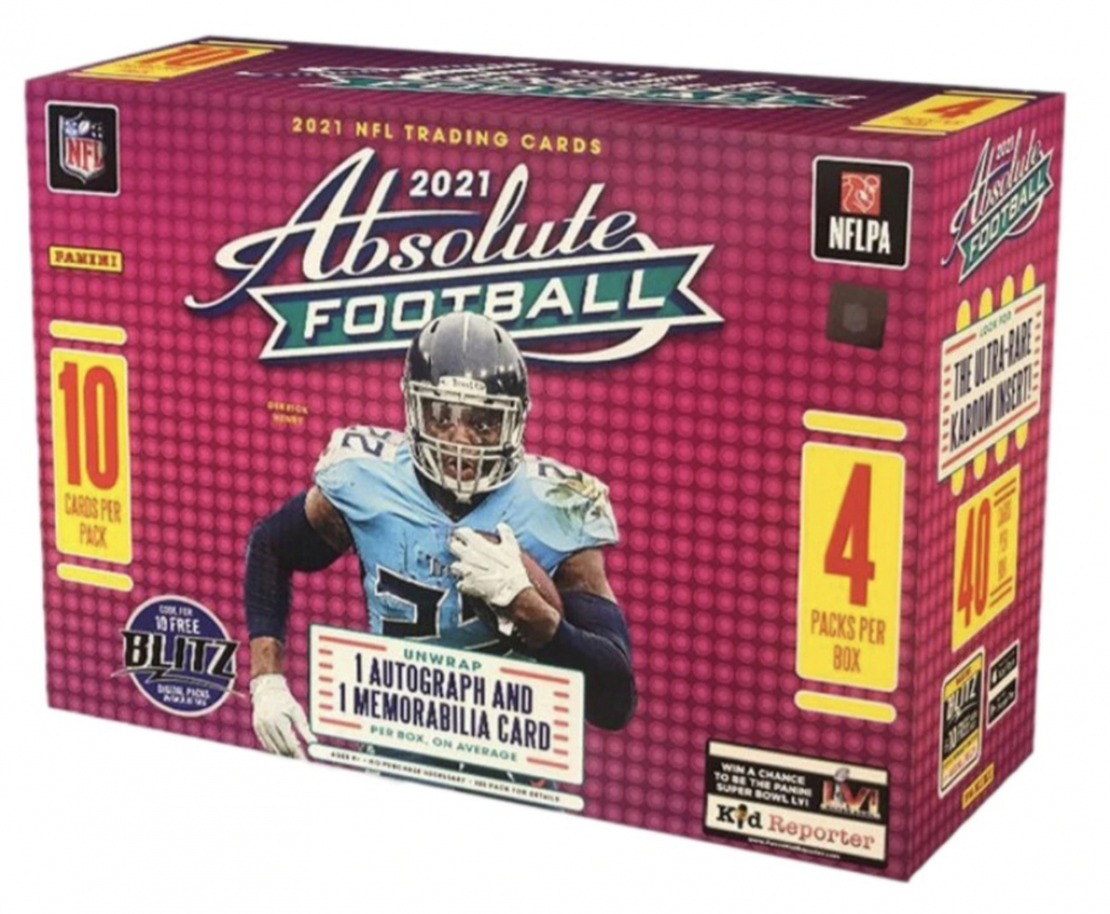 2021 Panini Absolute Football Mega Box with (4) Packs | Pristine Auction