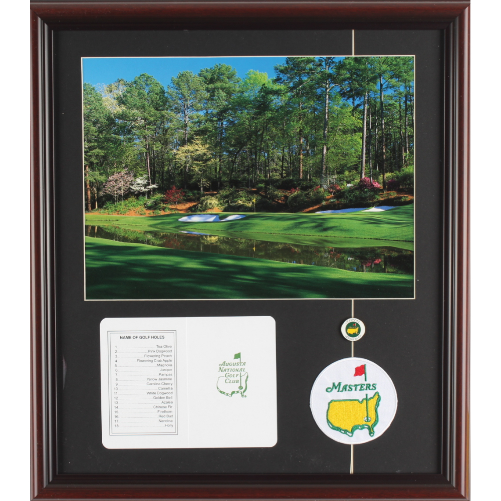 Masters Tournament Custom Framed 15x21 Augusta National Scorecard ...