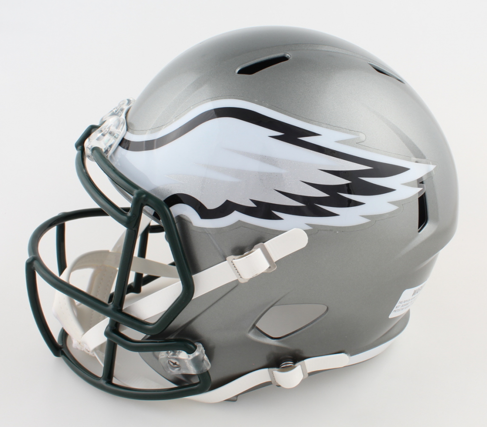 Brian Dawkins Signed Eagles Full-Size Flash Alternate Speed Helmet ...