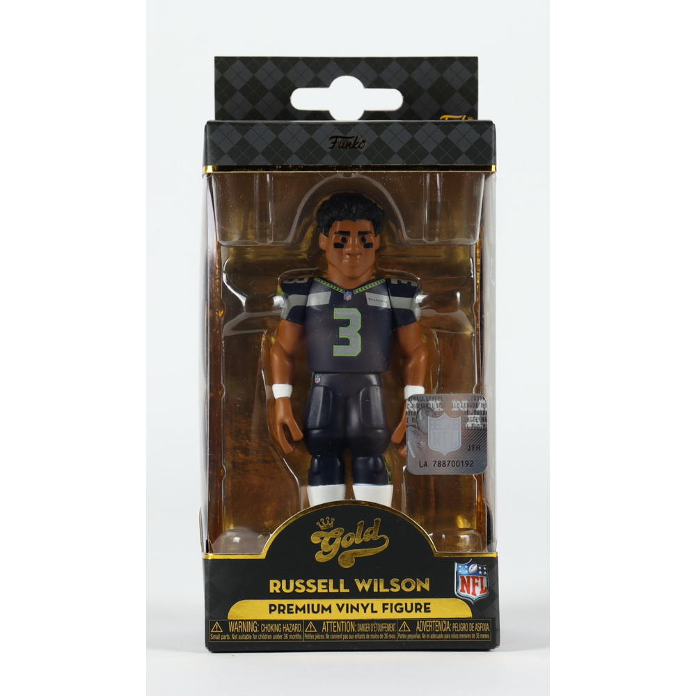 Russell Wilson Seahawks Funko Gold Vinyl Figure | Pristine Auction