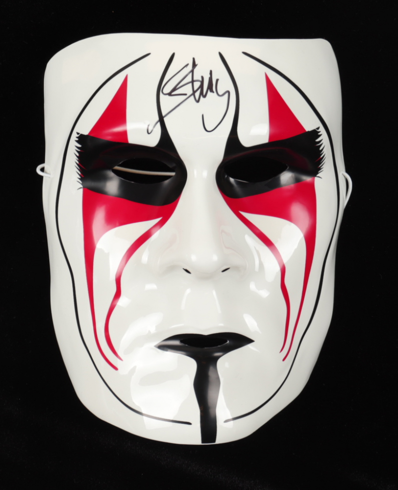 Sting Signed Plastic Mask (Beckett) | Pristine Auction