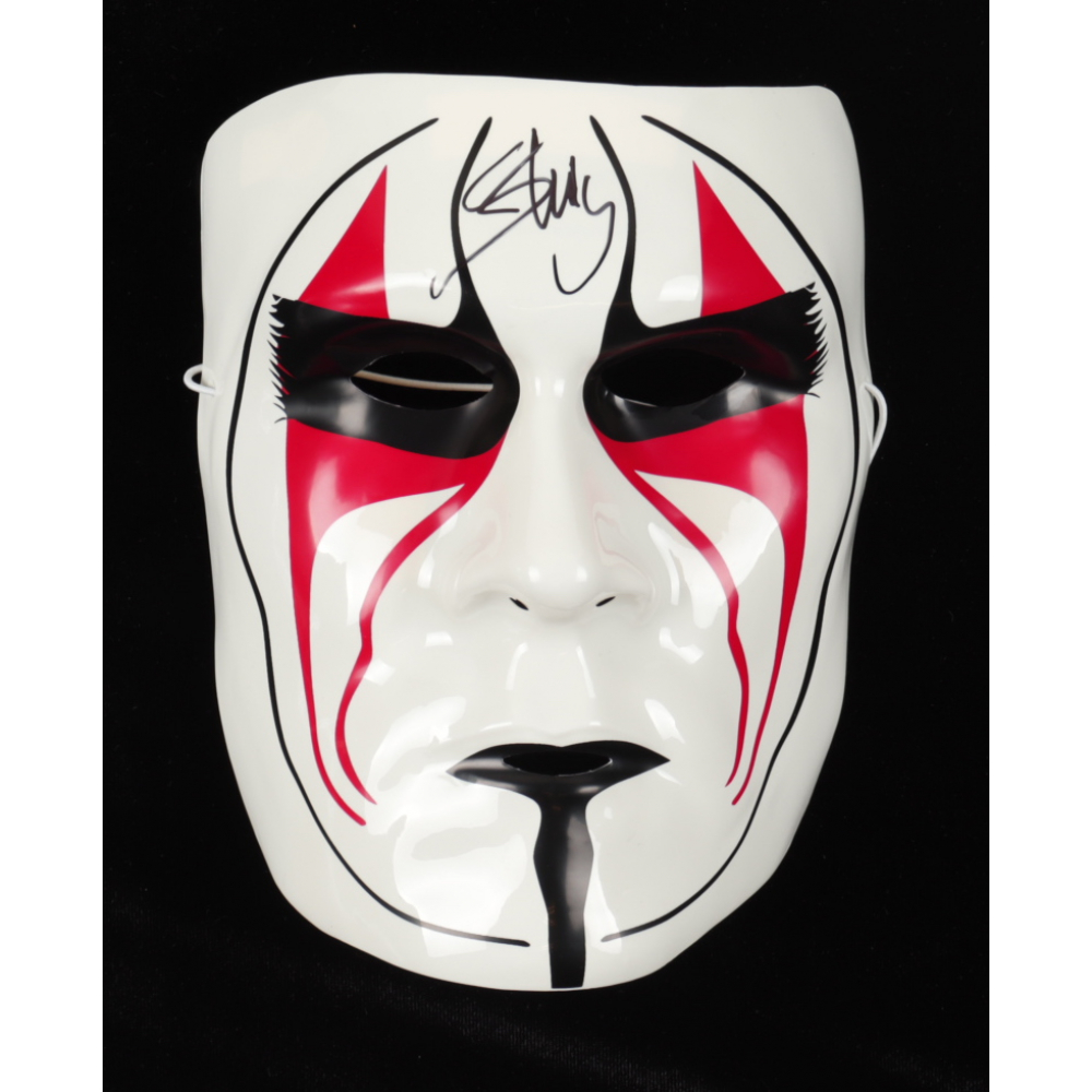 Sting Signed Plastic Mask (Beckett) | Pristine Auction