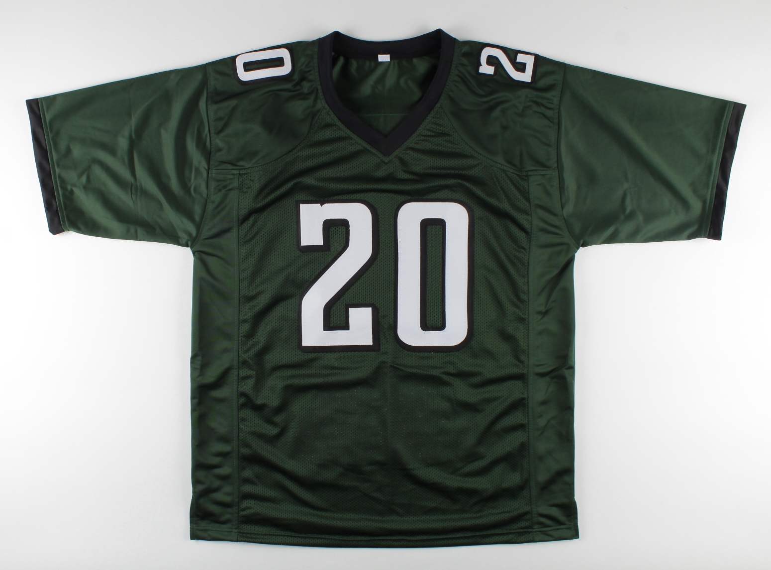 Brian Dawkins Signed Career Highlight Stat Jersey (Beckett) | Pristine ...