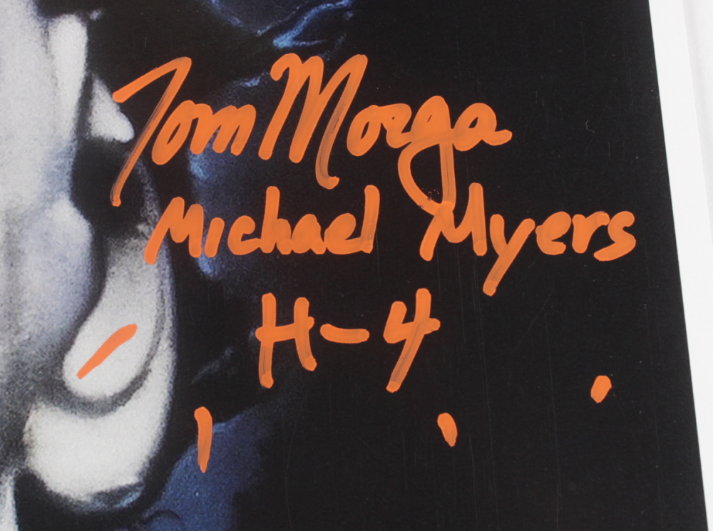Tom Morga Signed "Halloween 4: The Return of Michael Myers" 11x17 Movie ...