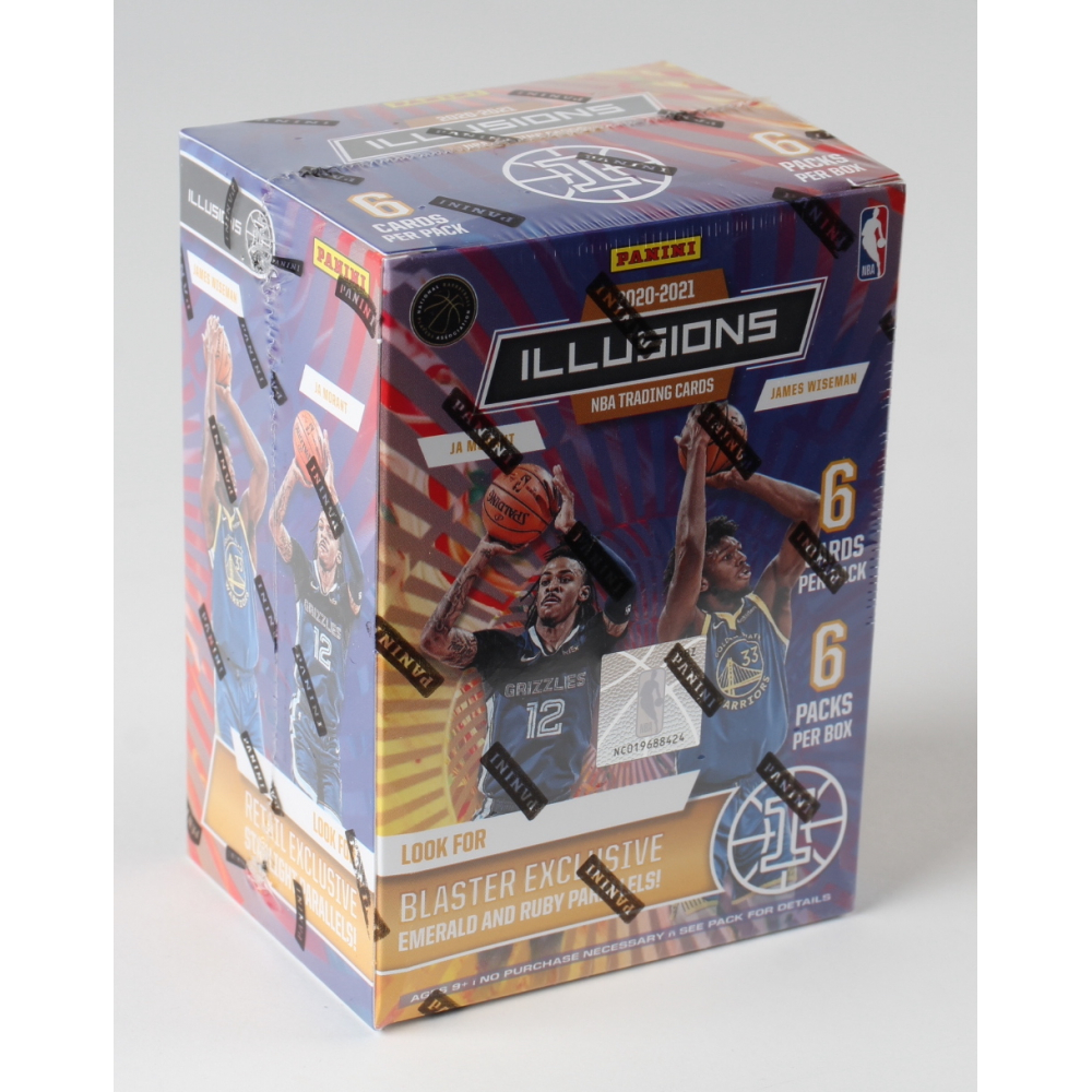2020-21 Panini Illusions NBA Basketball Blaster Box with (6) Packs ...