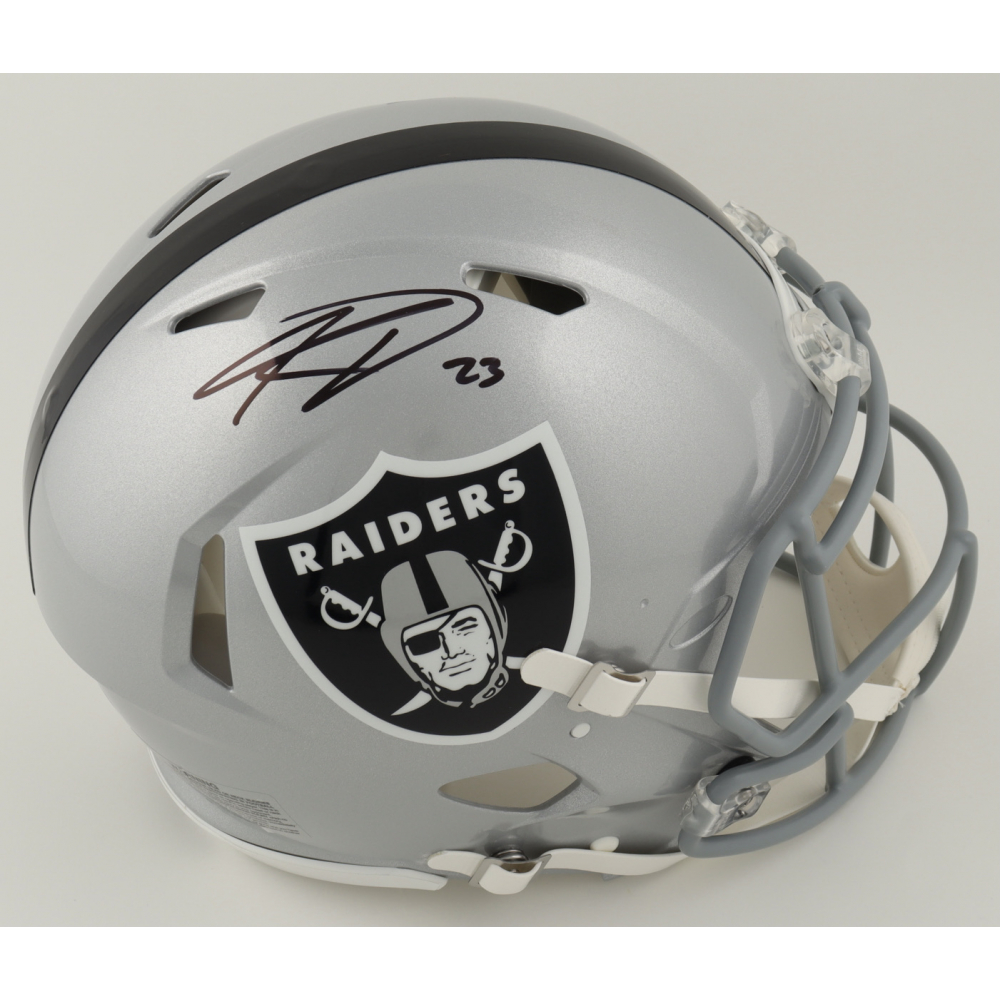 Kenyan Drake Signed Raiders Full-Size Authentic On-Field Speed Helmet ...