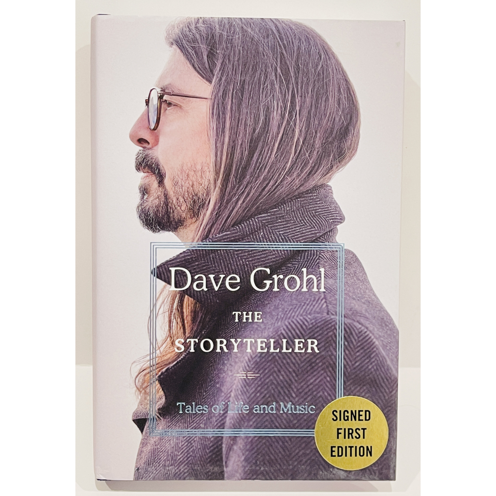 Dave Grohl Signed "The Storyteller: Tales of Life and Music" Hardcover ...