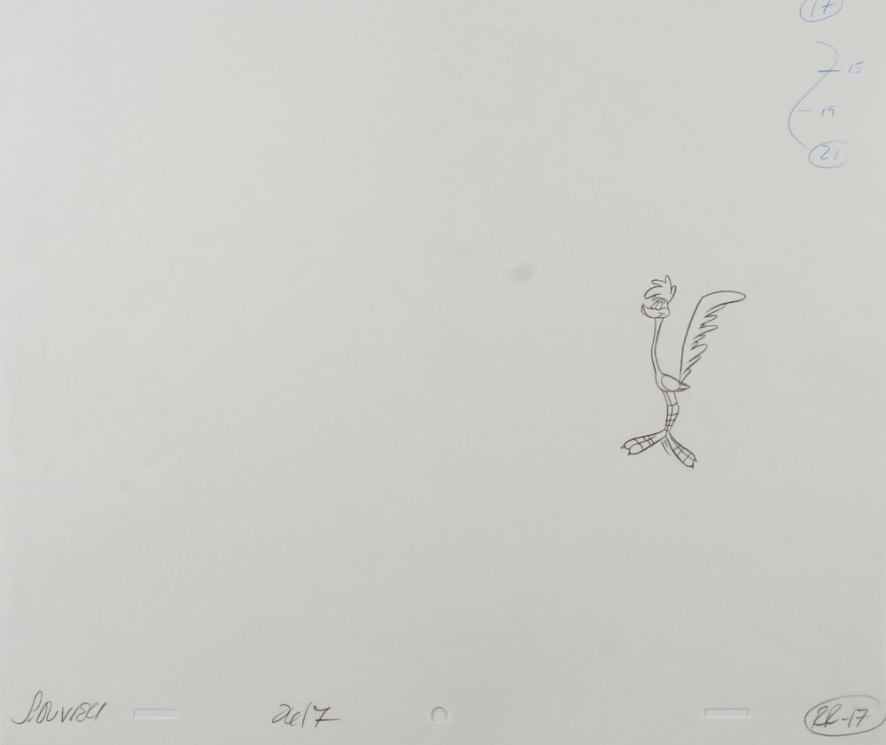 Warner Bros. "Looney Tunes" Road Runner 11x12 Original Production ...