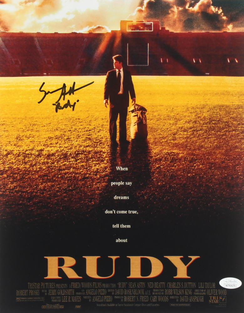 Sean Astin Signed "Rudy" 11x14 Photo Inscribed "Rudy" (JSA) | Pristine ...