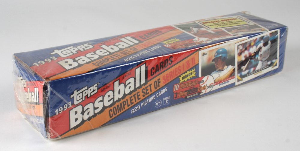1993 Topps Baseball Complete Set of (825) Cards with Derek Jeter #98 RC ...