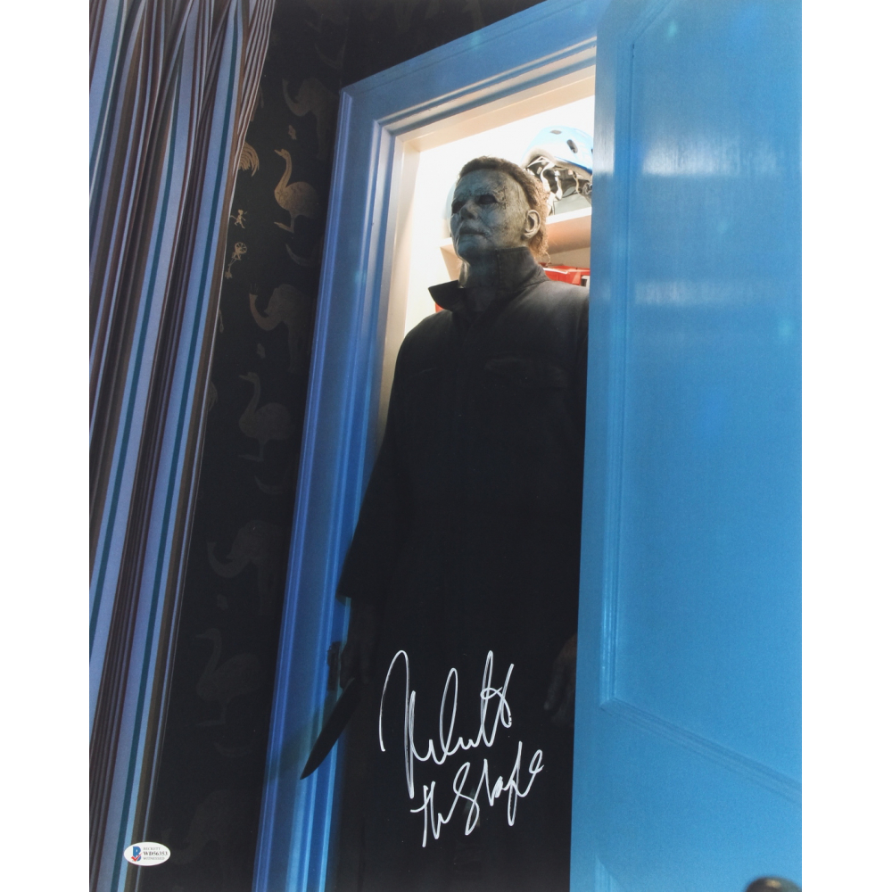 Nick Castle Signed "Halloween" 16x20 Photo Inscribed "The Shape ...