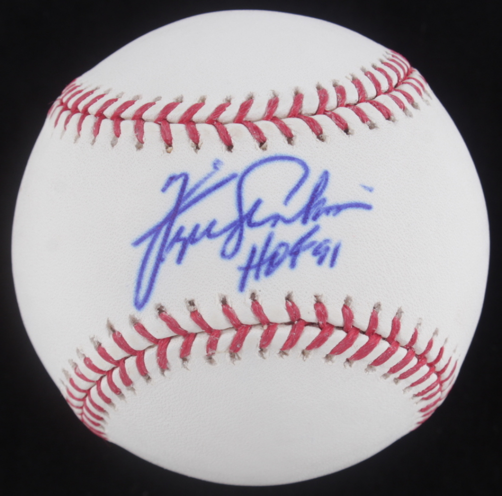 Ferguson Jenkins Signed OML Baseball Inscribed "HOF 91" (MLB ...