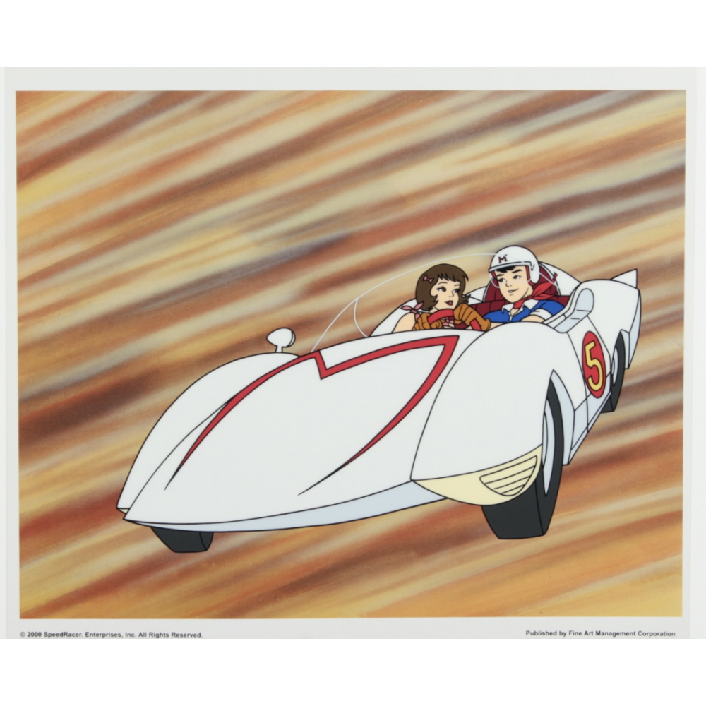"Speed Racer" 13.5x11 Custom Framed Animation Serigraph Display ...