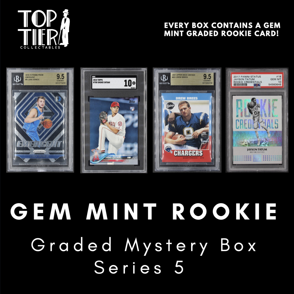 TTC ROOKIE GEM MINT Graded Mystery Box Series #5 (Limited to 30 ...
