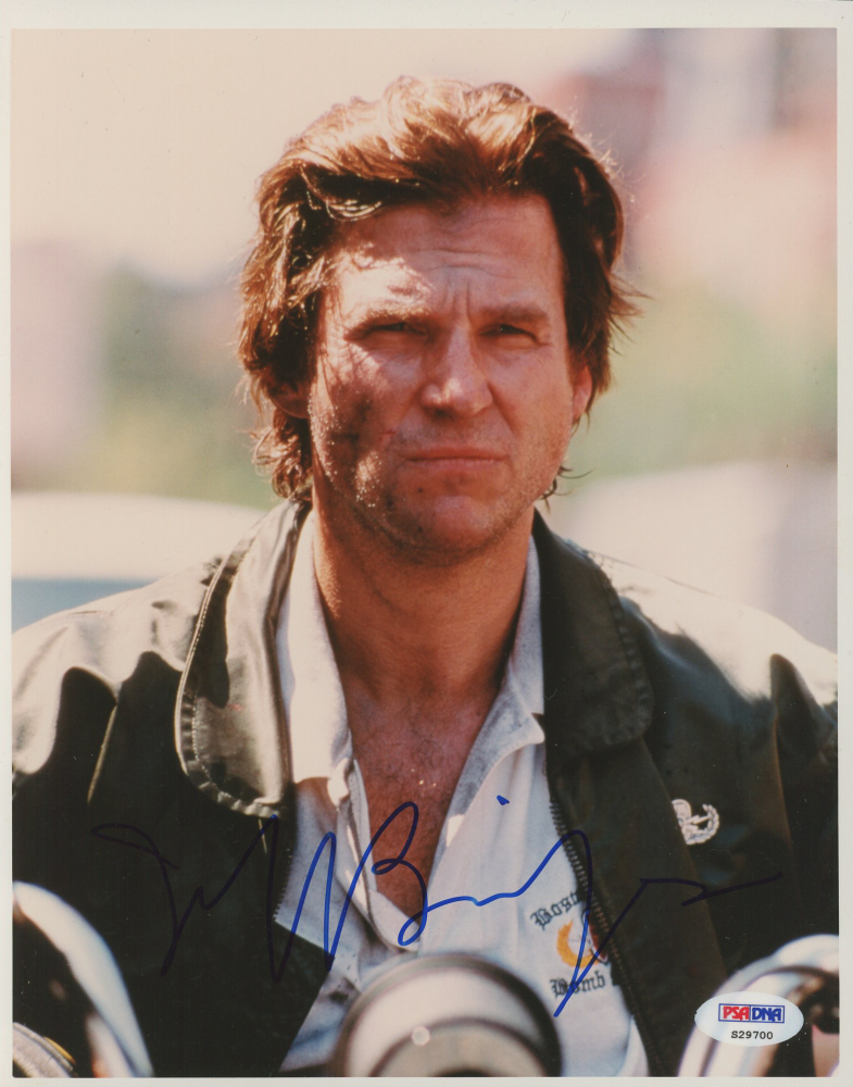 Jeff Bridges Signed "Blown Away" 8x10 Photo (PSA) | Pristine Auction