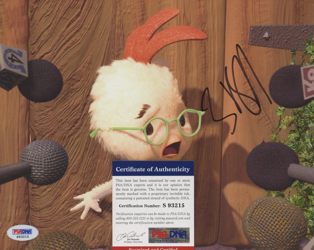 Zach Braff Signed "Chicken Little" 8x10 Photo (PSA) | Pristine Auction