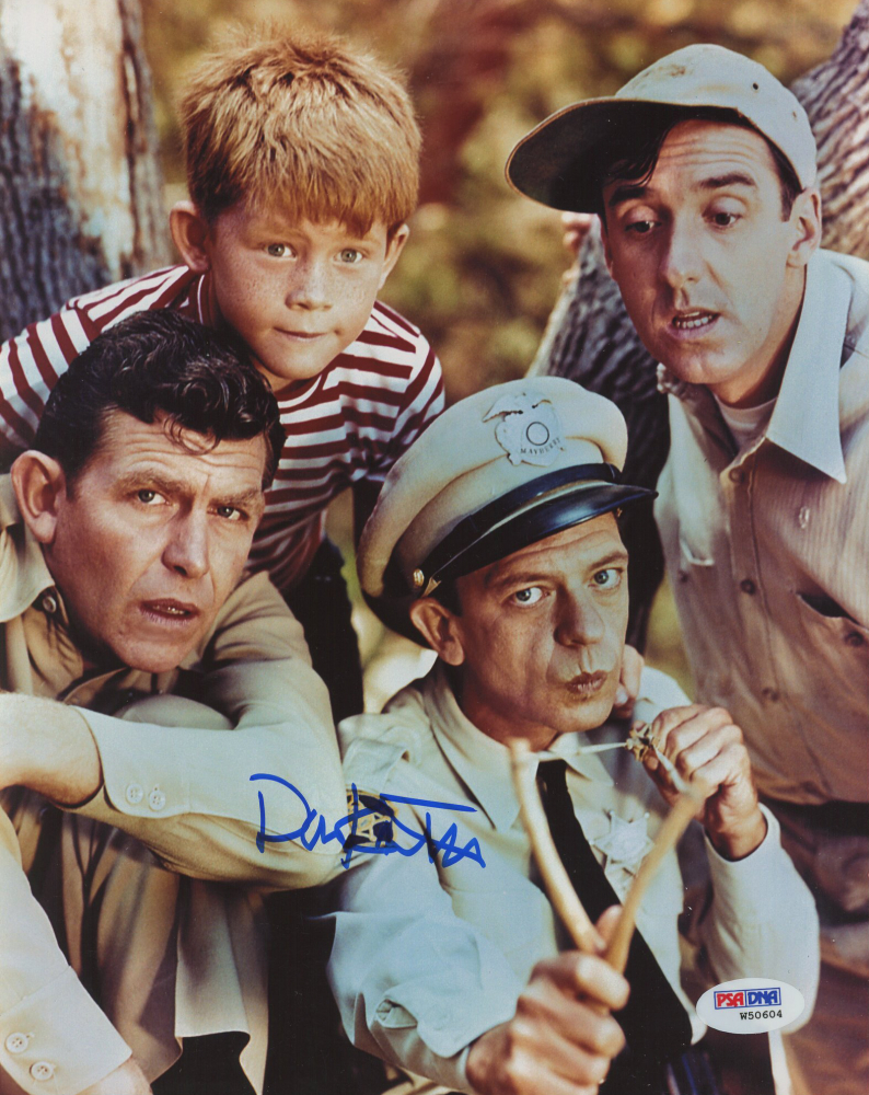 Don Knotts Signed "The Andy Griffith Show" 8x10 Photo (PSA) | Pristine ...