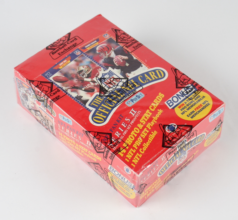 1989 Pro Set Series 2 Football Wax Box with (36) Packs | Pristine Auction
