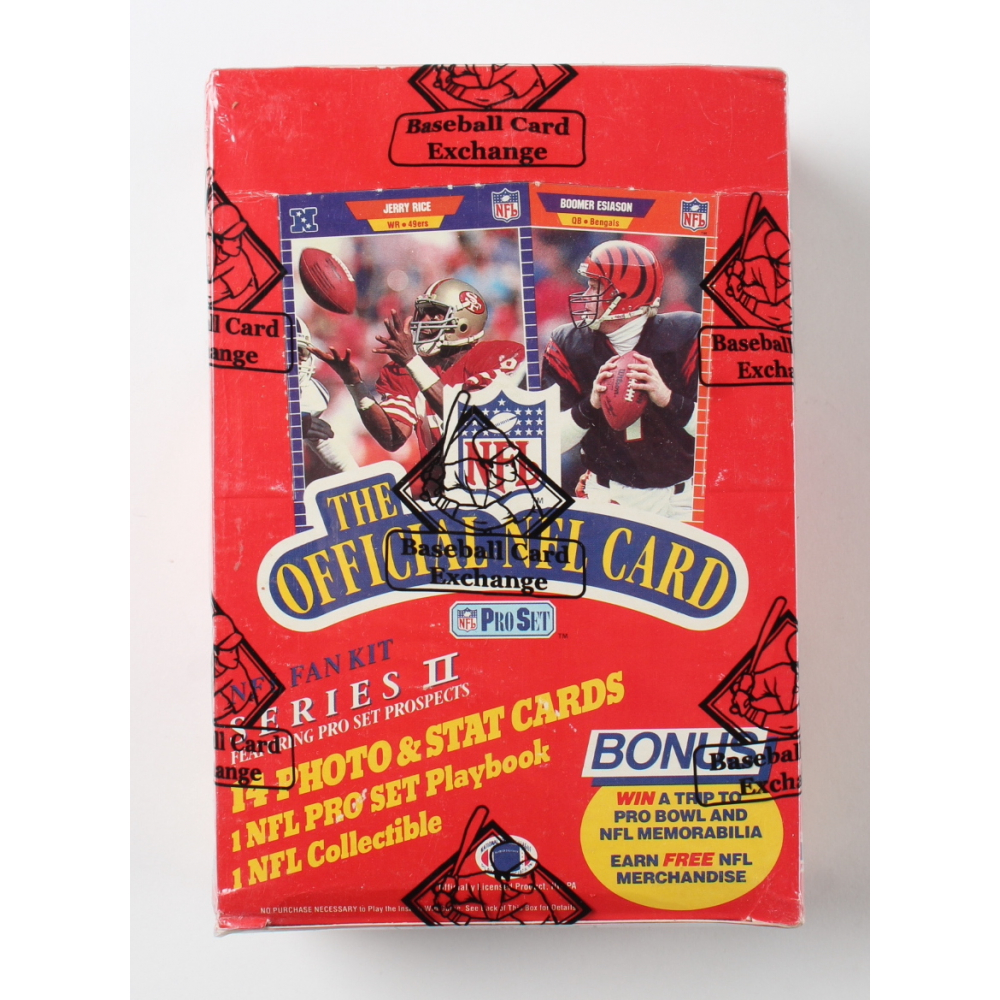 1989 Pro Set Series 2 Football Wax Box with (36) Packs | Pristine Auction