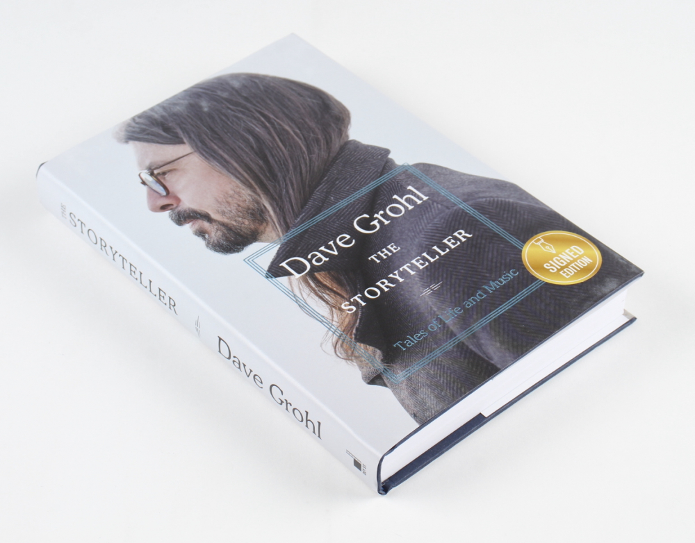 Dave Grohl Signed "The Storyteller: Tales of Life and Music" Hardcover ...