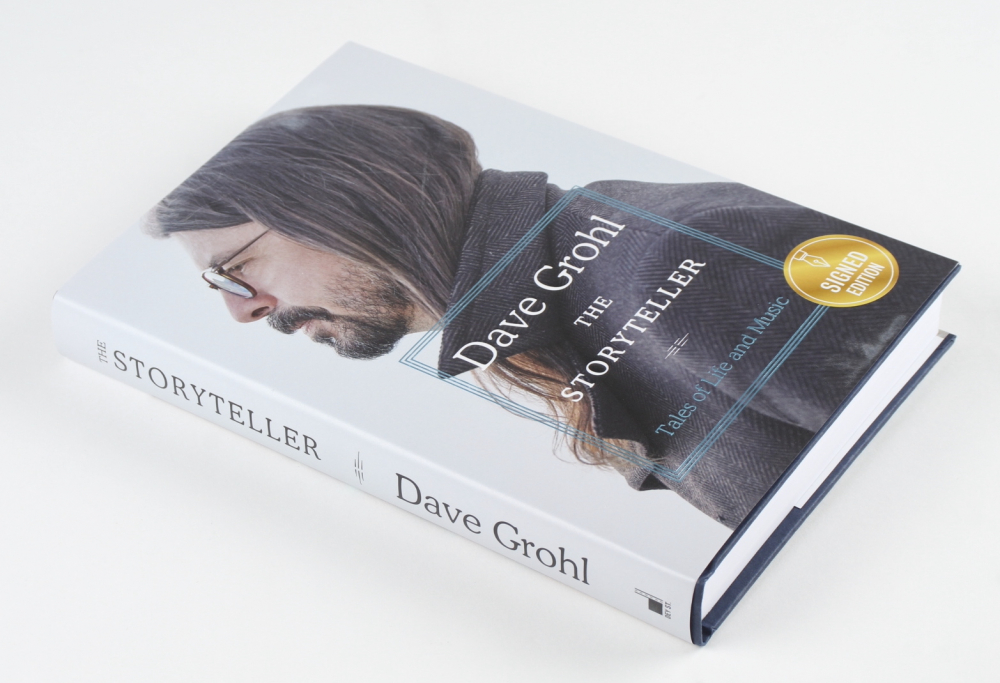 Dave Grohl Signed "The Storyteller: Tales of Life and Music" Hardcover ...