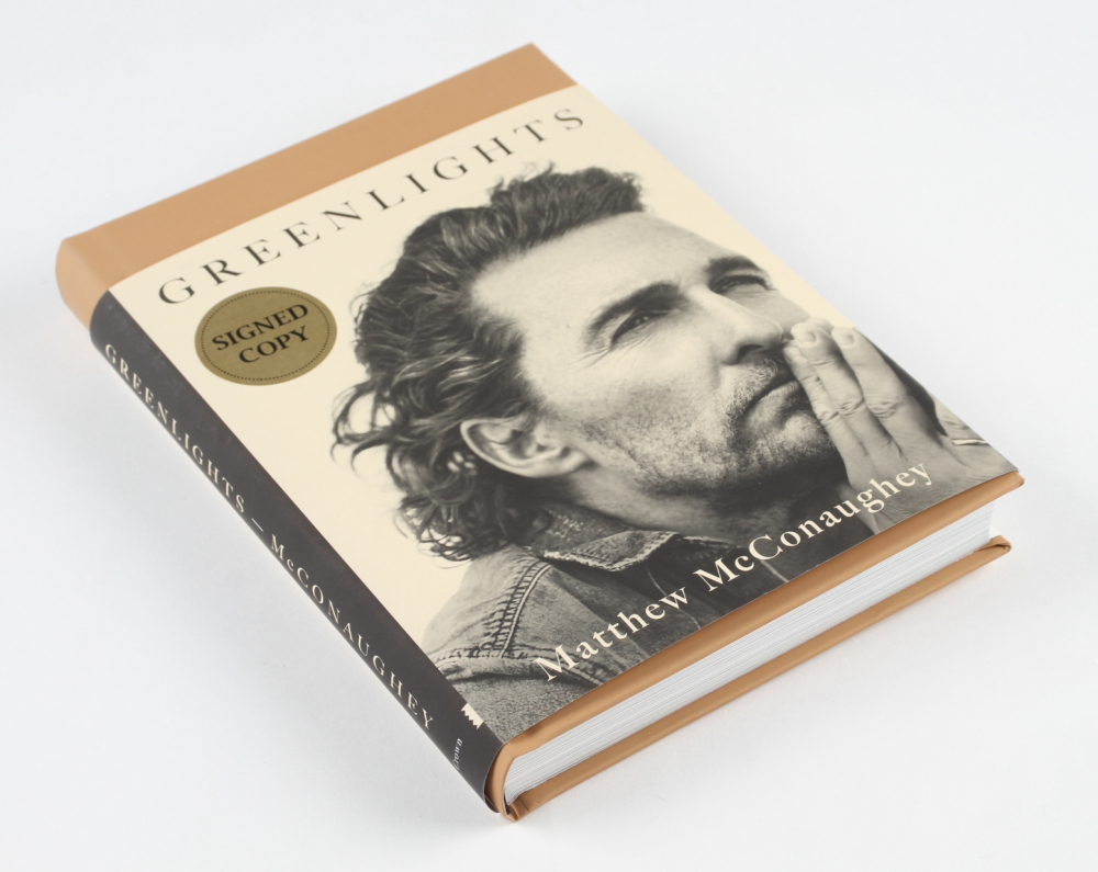 Matthew McConaughey Signed "Green Lights" Hardcover Book (Beckett ...