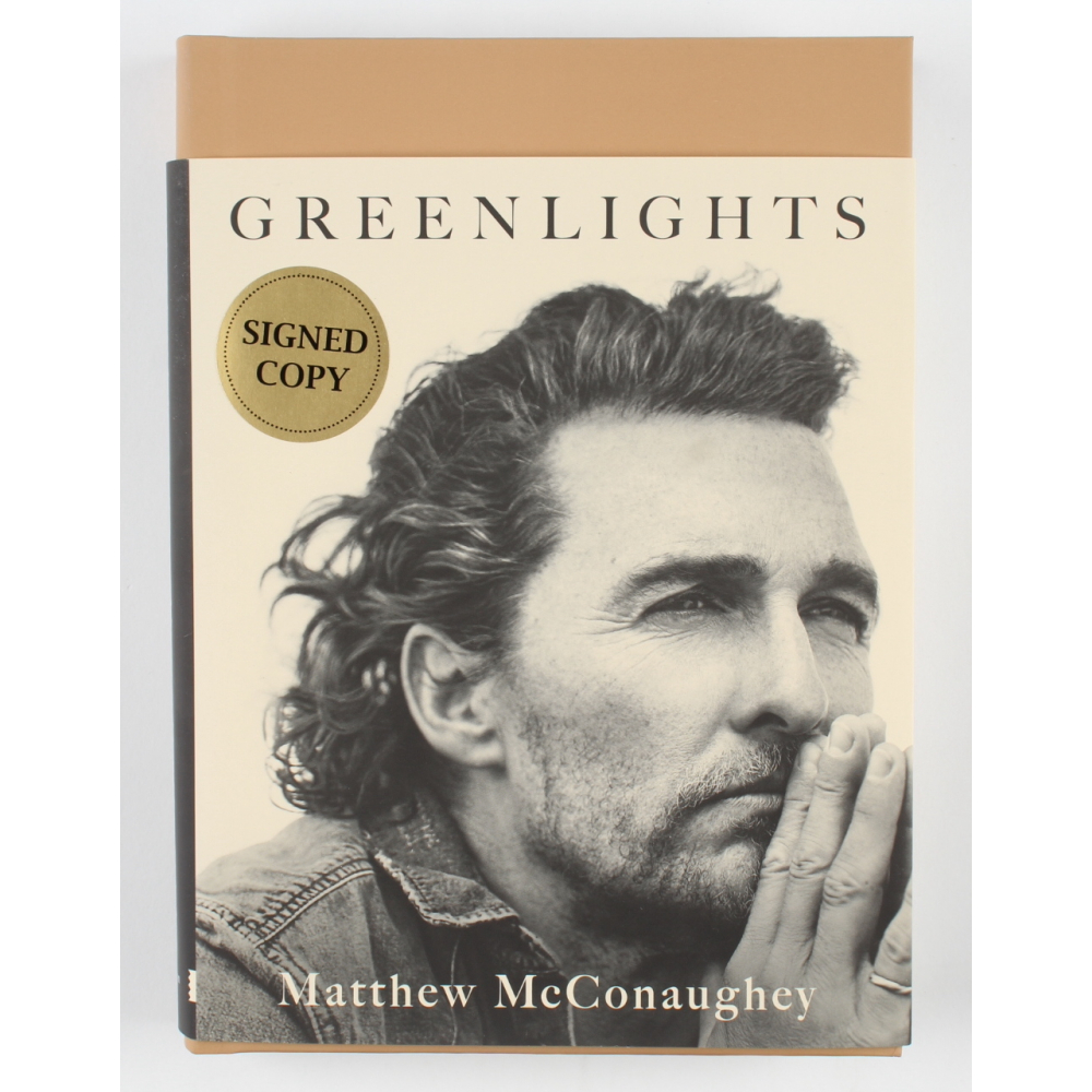 Matthew McConaughey Signed "Green Lights" Hardcover Book (Beckett ...